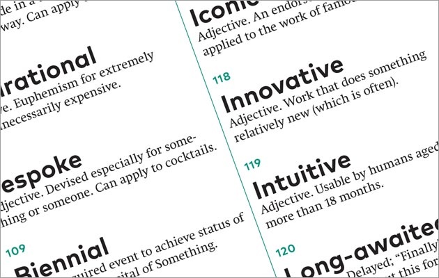 20 design words you should never use - ICON Magazine