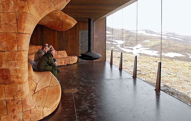 Tverrfjellhytta Pavilion by Snøhetta - ICON Magazine