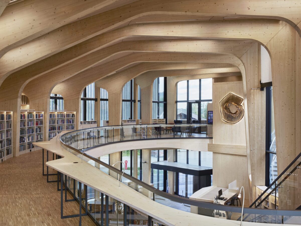 A 'living room' for a village: Helen & Hard's timber library in western ...