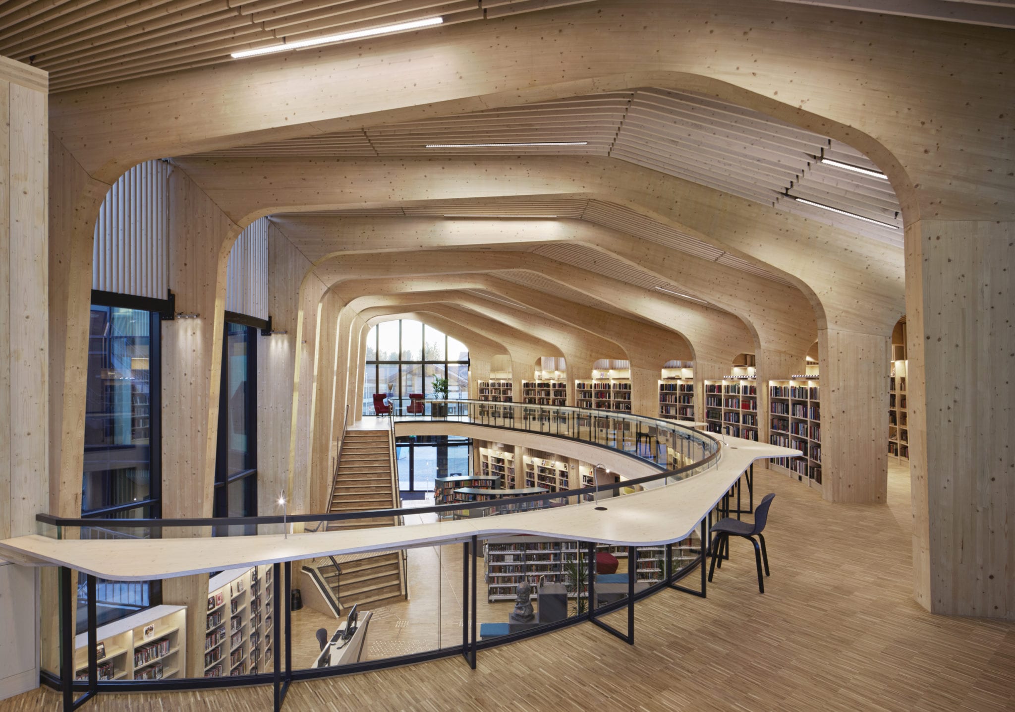 A 'living room' for a village: Helen & Hard's timber library in western ...