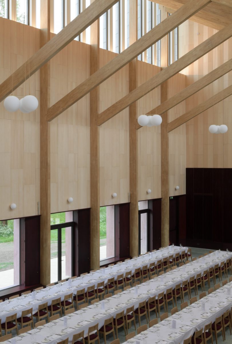 Feilden Fowles completes striking new faience-tiled dining hall at ...