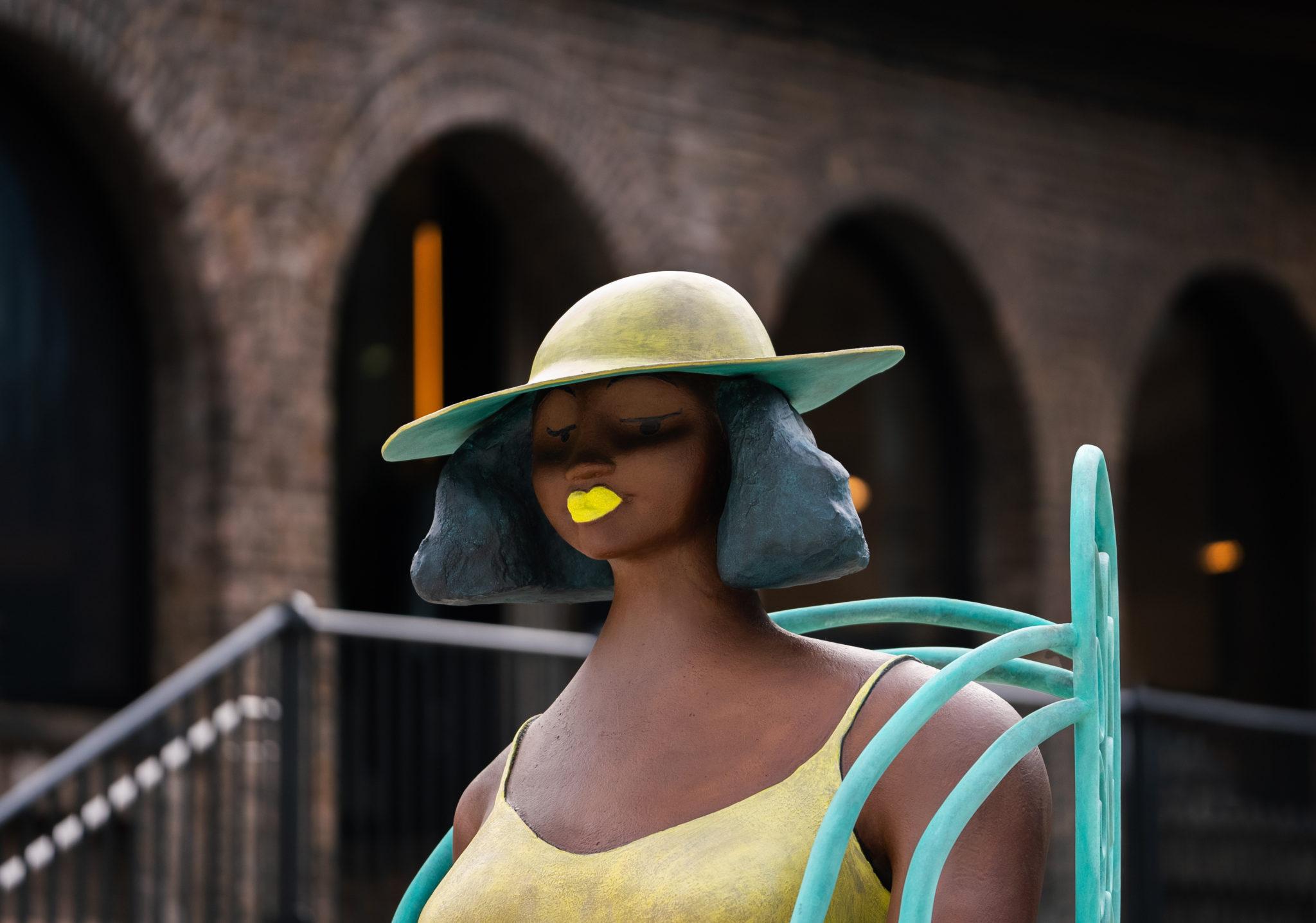 Tschabalala Self unveils large bronze seated sculpture with Avant Arte ...