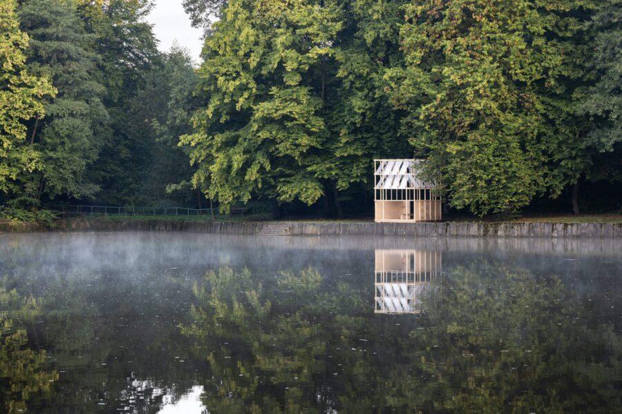 The Tea House Pavilion by GRAU architects is based on the traditional ...